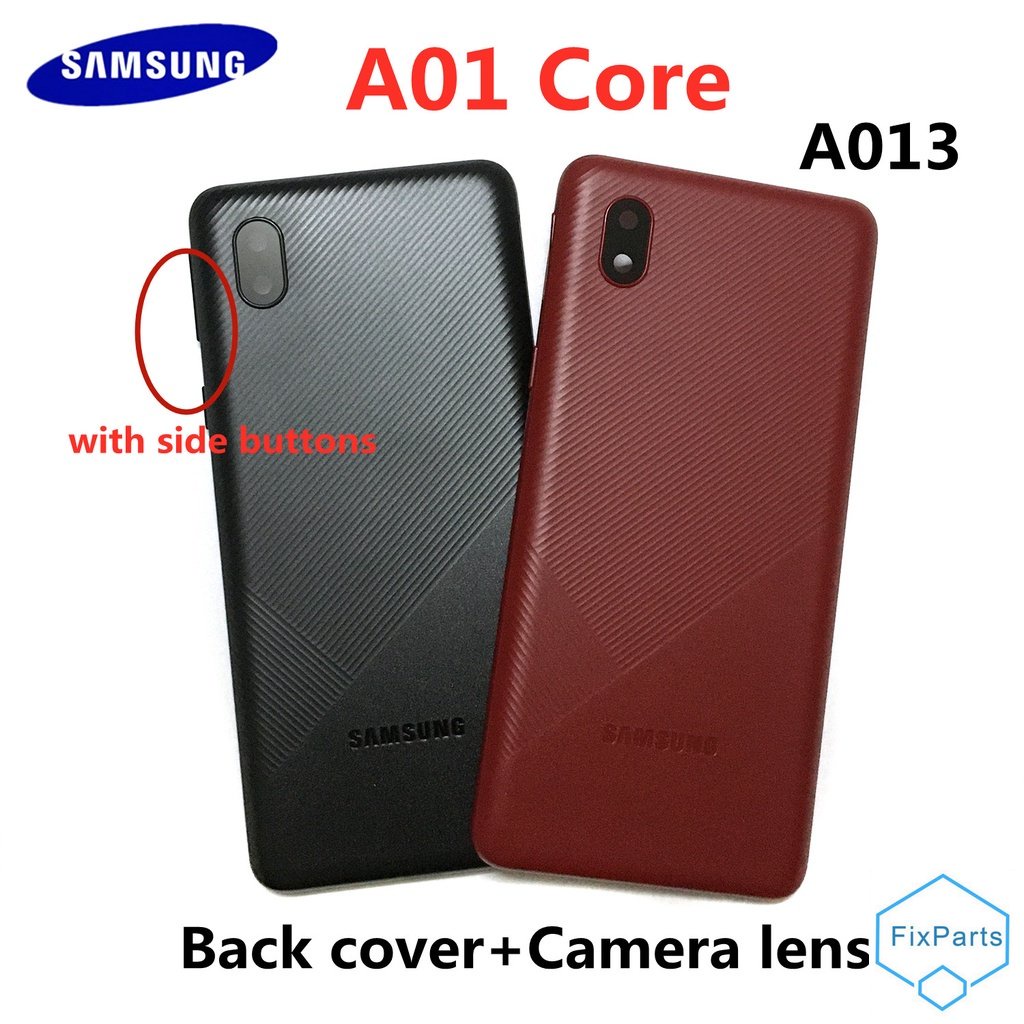 Samsung Galaxy A01 Core A013 Caixa Do Telefone Tampa Traseira Da Bateria Painel Traseiro Porta ...