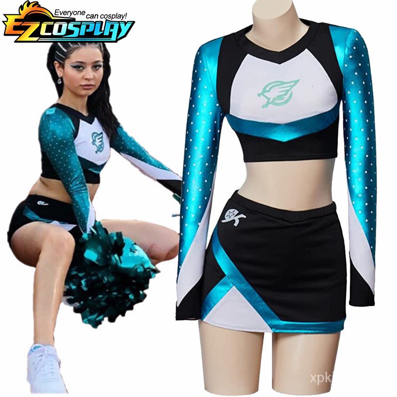 Euphoria Uniforme Maddy Cheer Fato Com Conjunto De Mini Saia Da Escola ...