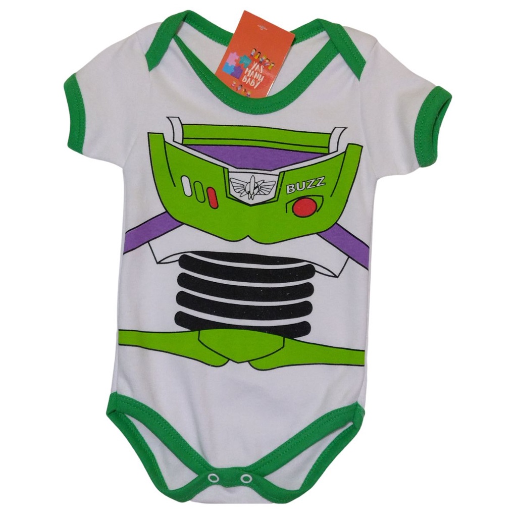 Body Buzz Infantil Personagens Mesversario Fantasia | Shopee Brasil