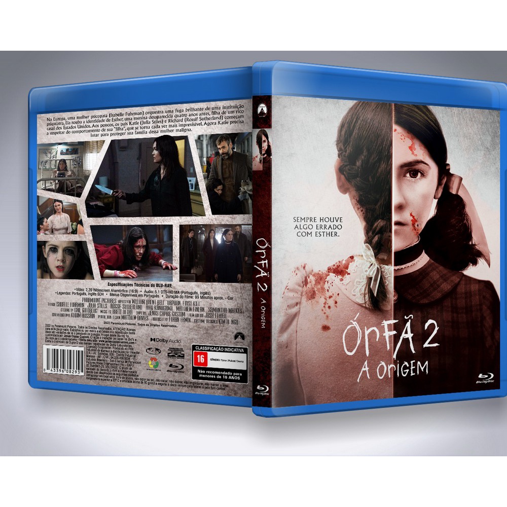 Blu-ray: Órfa 2 - A Origem [PERSONALIZADO] | Shopee Brasil