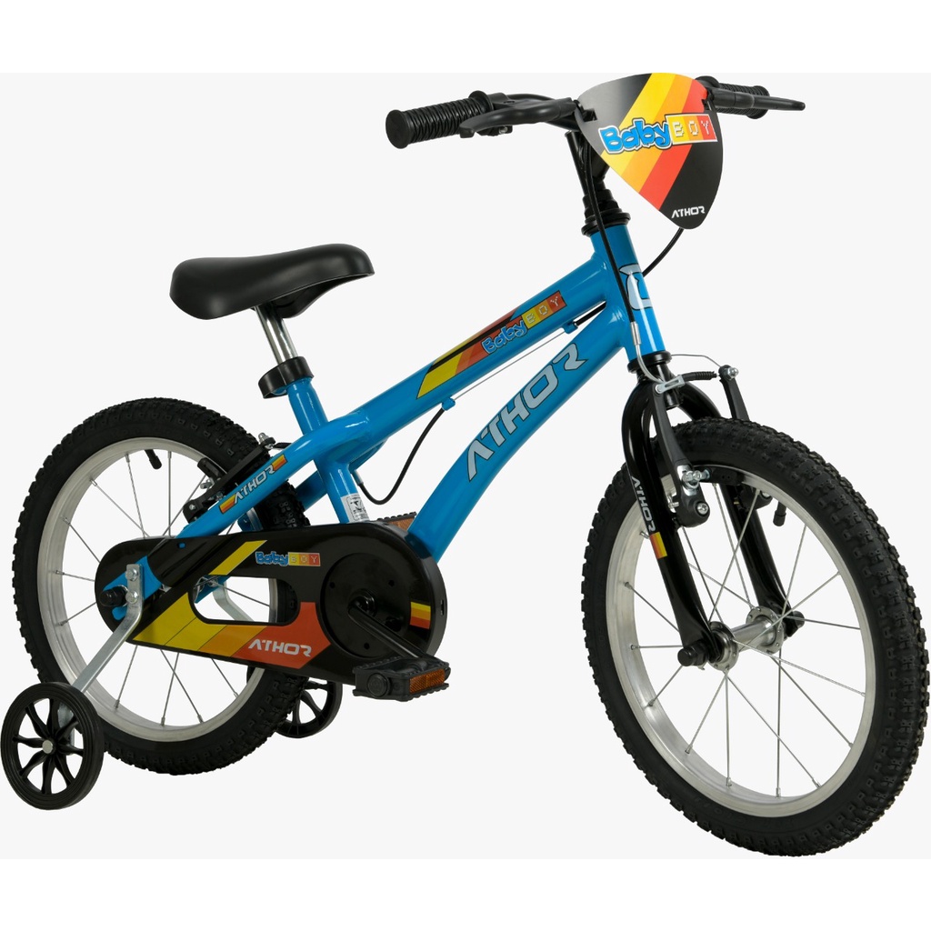 Bicicleta Infantil Athor Baby Boy Aro 16 Com Rodinhas – Segurança e ...