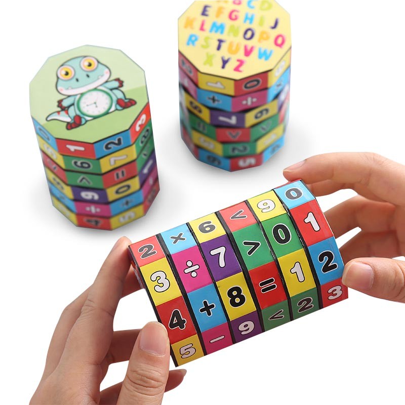 Cubo Digital Cubo de Rubik Montessori Magia Brinquedos Matemáticos ...