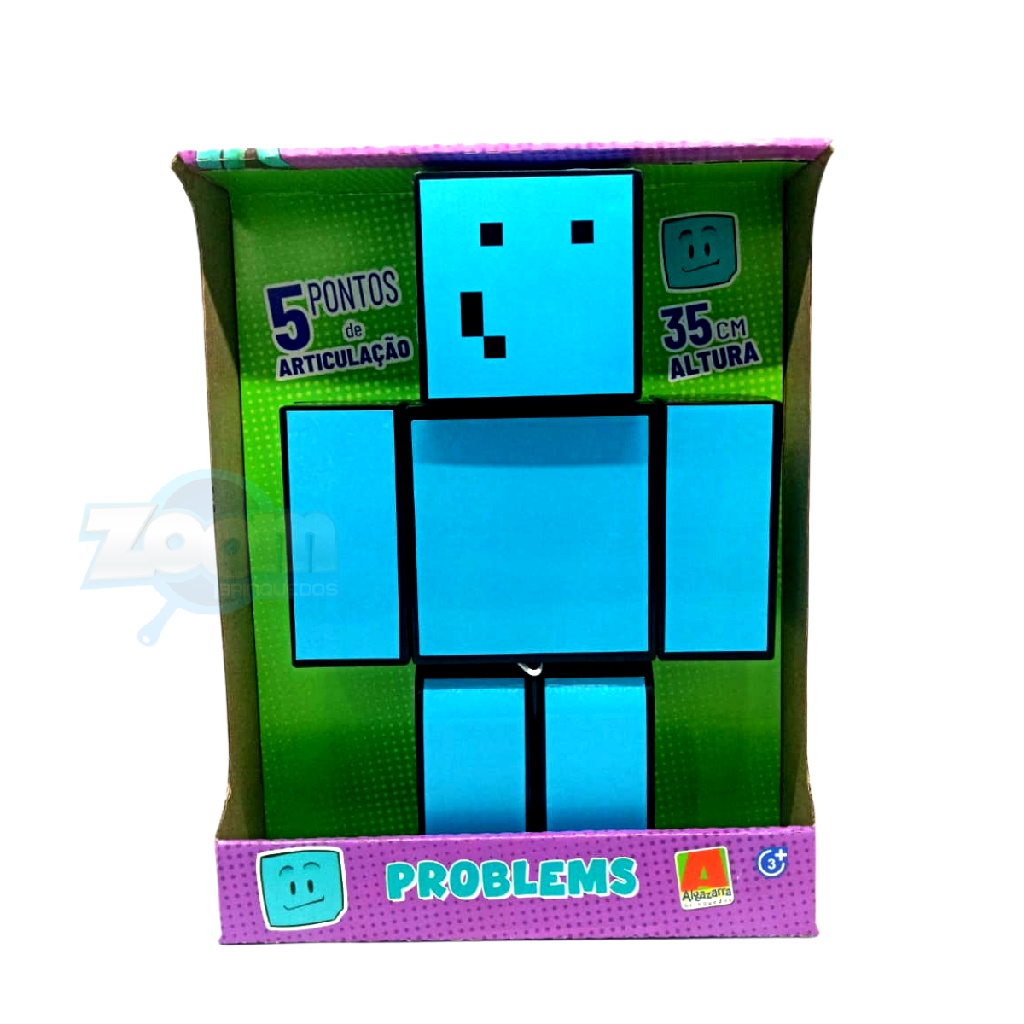Boneco Problems youtuber Minecraft - 35cm | Shopee Brasil