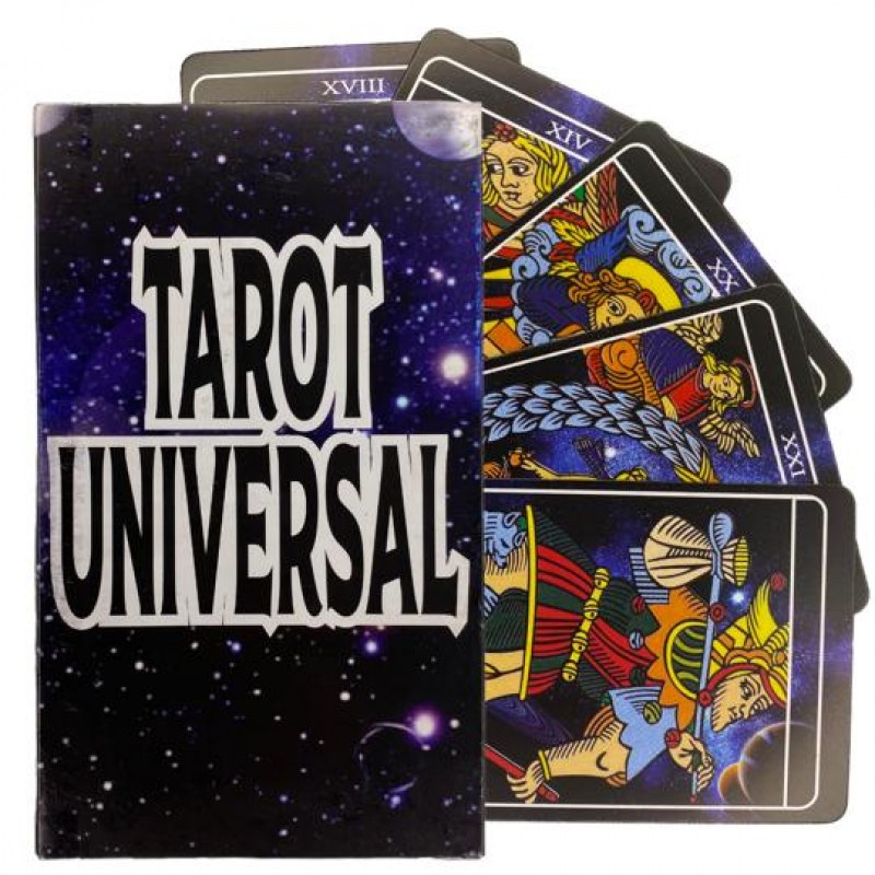 Baralho Tarot Universal Azul 24 Cartas Oráculo | Shopee Brasil