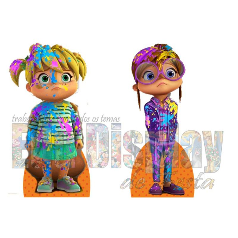 Esquiletes kit decoração de festa infantil 4 display de 20cm envio em ...