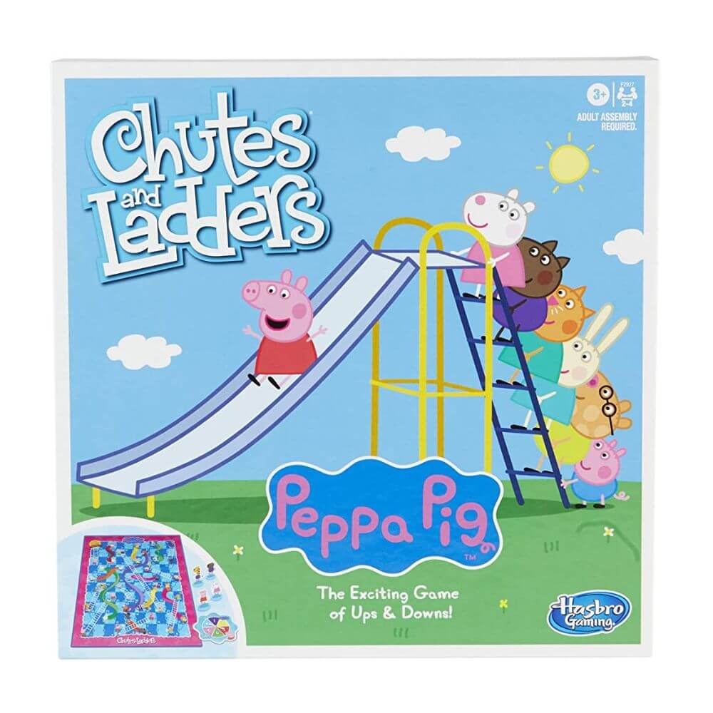 Jogo de Tabuleiro Peppa Pig Chutes and Ladders F2927 - Hasbro | Shopee ...