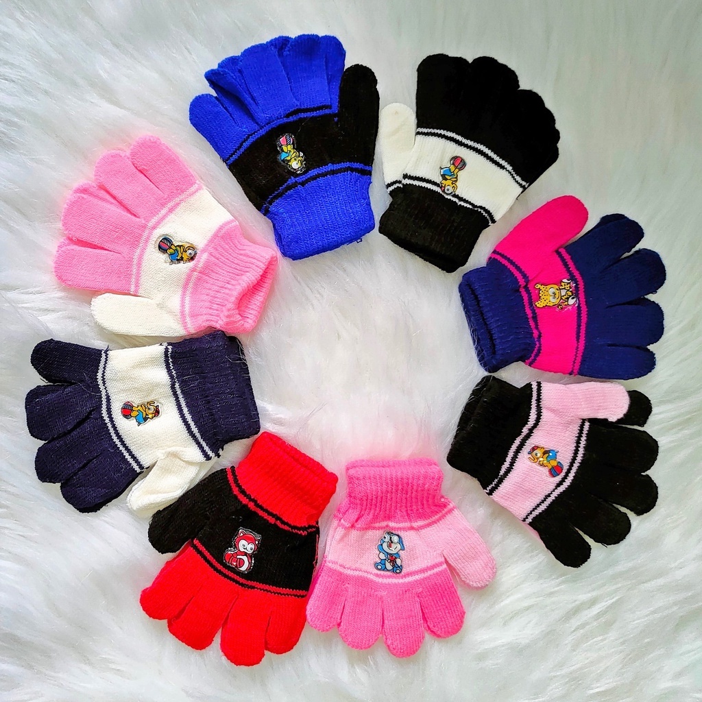 Luva Infantil De Frio Inverno Luva De Criança Quentinha Premium ...