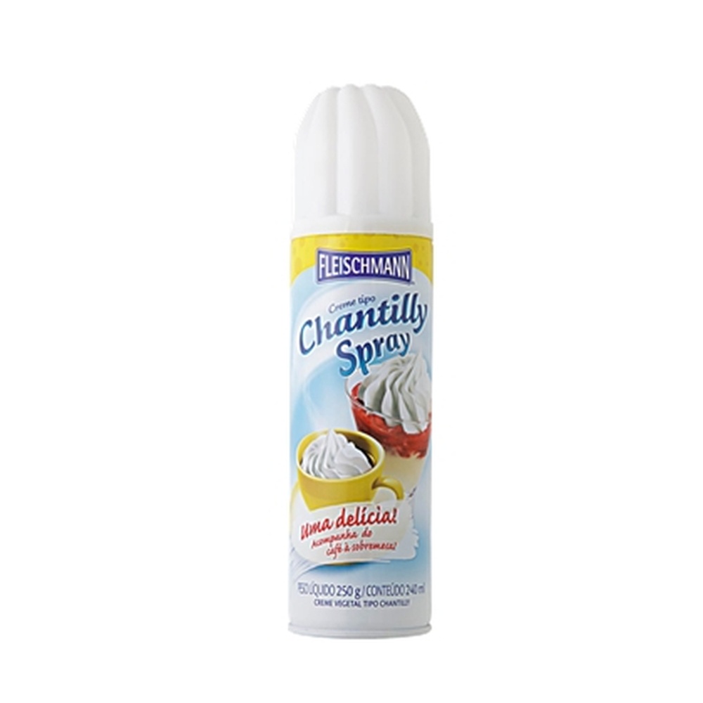 Chantilly Spray Fleischmann 250g | Shopee Brasil