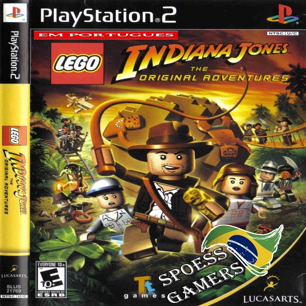 Jogo Lego Ps2 Indiana Jones The Original Adventures Pt-br Patch ...