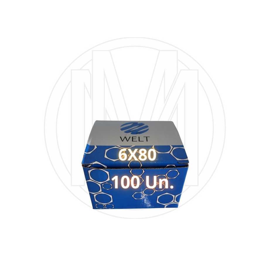 PARAFUSO WELT 6.0X80 CX 100 UNIDADES | Shopee Brasil