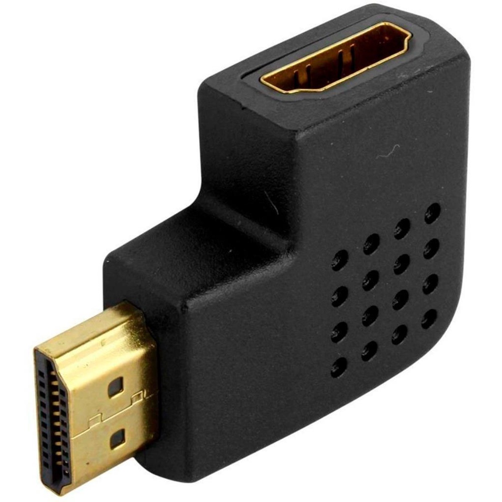 Adaptador Hdmi 90 Graus Em L Hdmi M X Hdmi F Horizontal | Shopee Brasil
