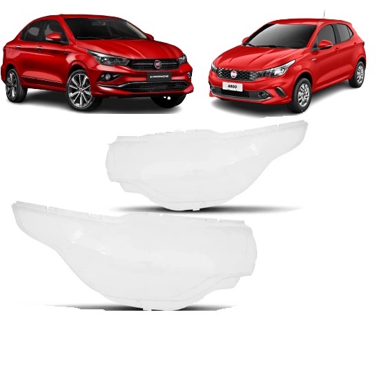 Lente Farol Principal Argo Cronos 2019 2020 2021 2022 | Shopee Brasil