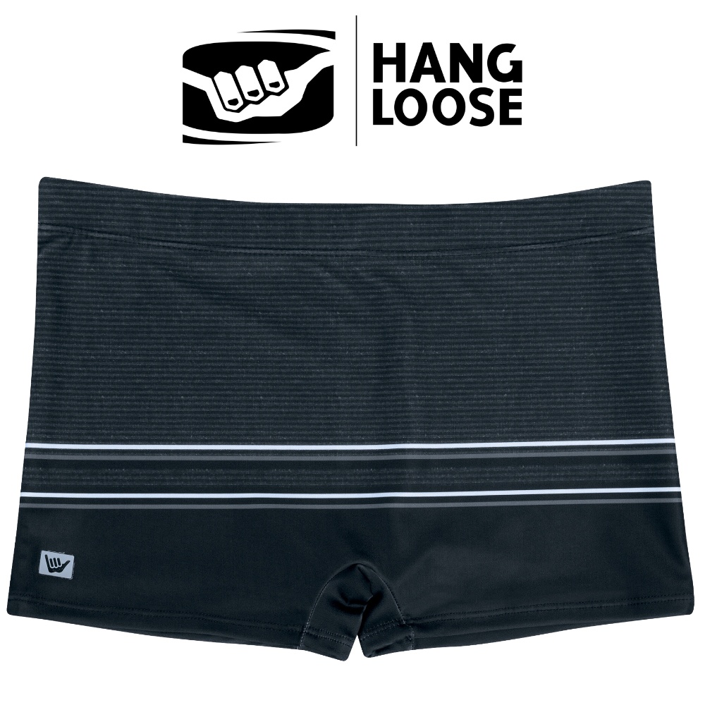 Sunga Hang Loose Estampa Listrada Boxer Box Forrada com Cordao de ...