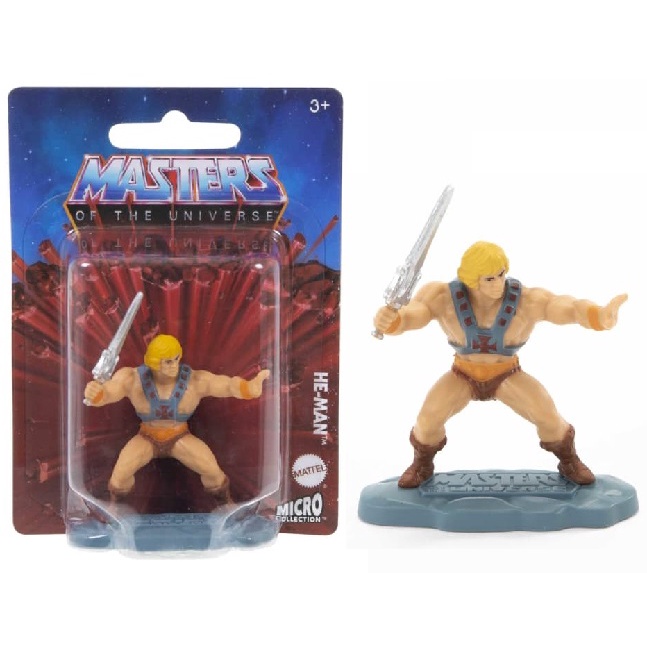 Mini Figura Micro Collection He-man - MOTU - Mattel - GYD67 | Shopee Brasil