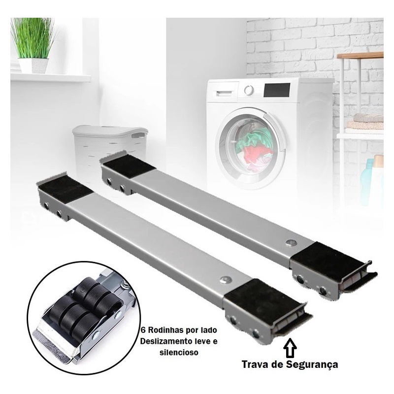 Suporte Movel Universal Ajustavel Geladeira Maquina De Lavar | Shopee ...