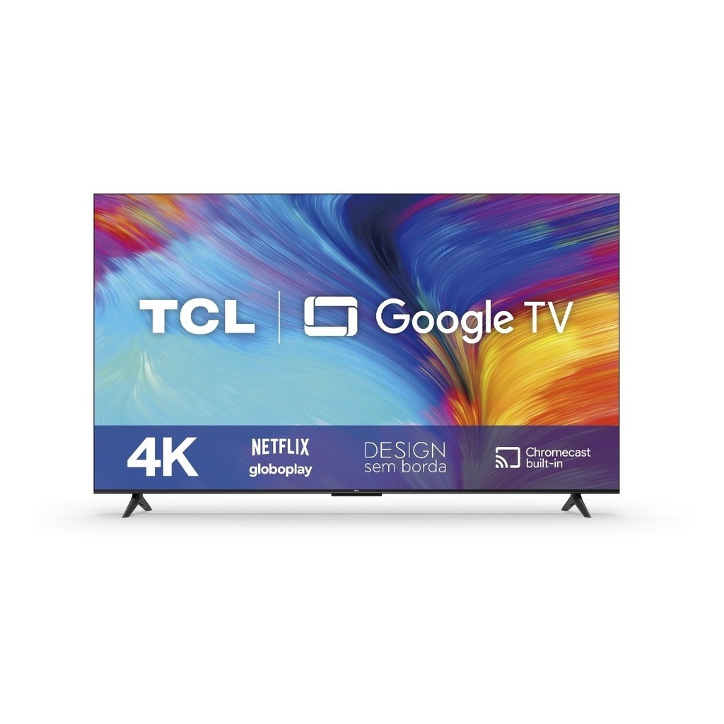 Smart Tv P635 55'' Led 4k Uhd Hdr Google Tv Tcl Bivolt | Shopee Brasil