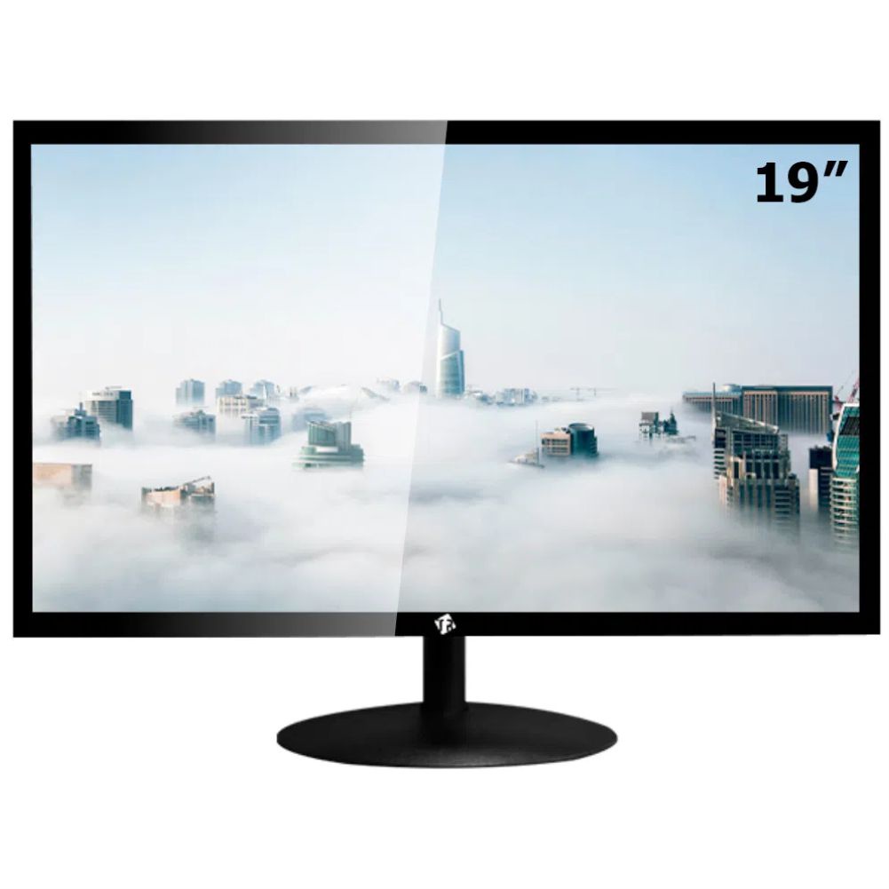 Monitor Led 19 Polegadas Widescreen HDMI VGA Bivolt PC Desktop Gamer ...