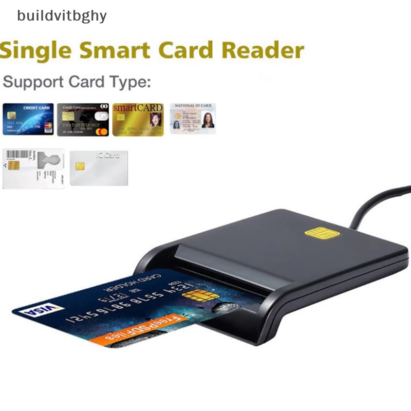 buil USB Smart Card Reader micro SD/TF Memória Id Banco Eletrônico DNIE ...