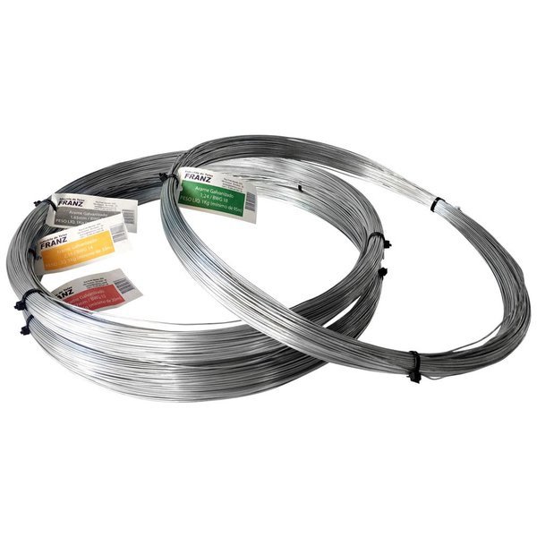 Arame Galvanizado BWG 22 - 0,71mm Rolo de 1Kg Franz | Shopee Brasil