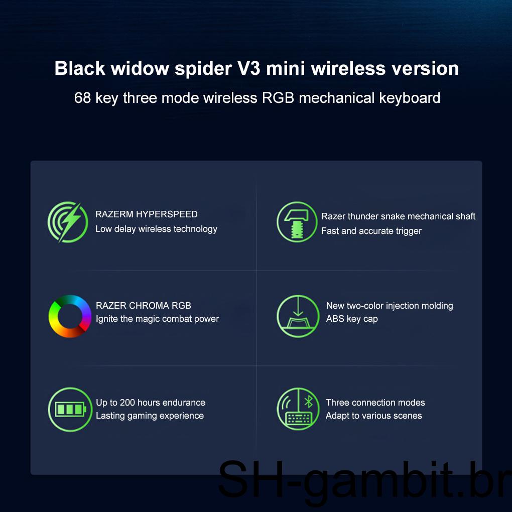 Razer V3 Min Keyboard Professional Teclado Mecânico Simples De Mesa ...