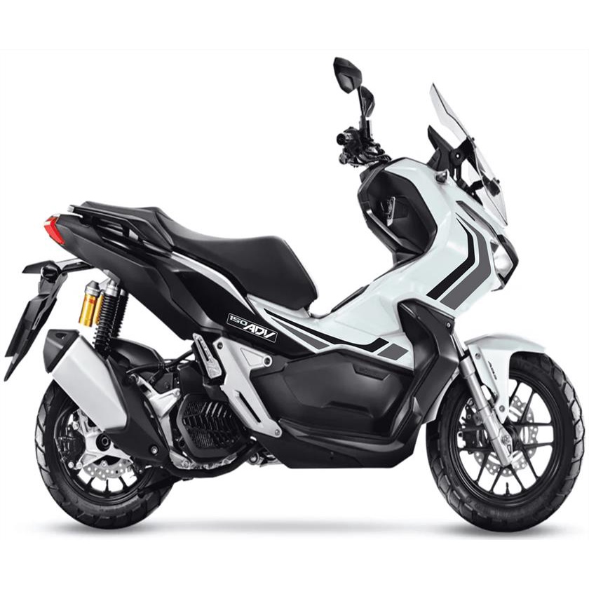 Adesivo Lateral Honda X-adv 2019 A 2021 Preto / Prata | Shopee Brasil