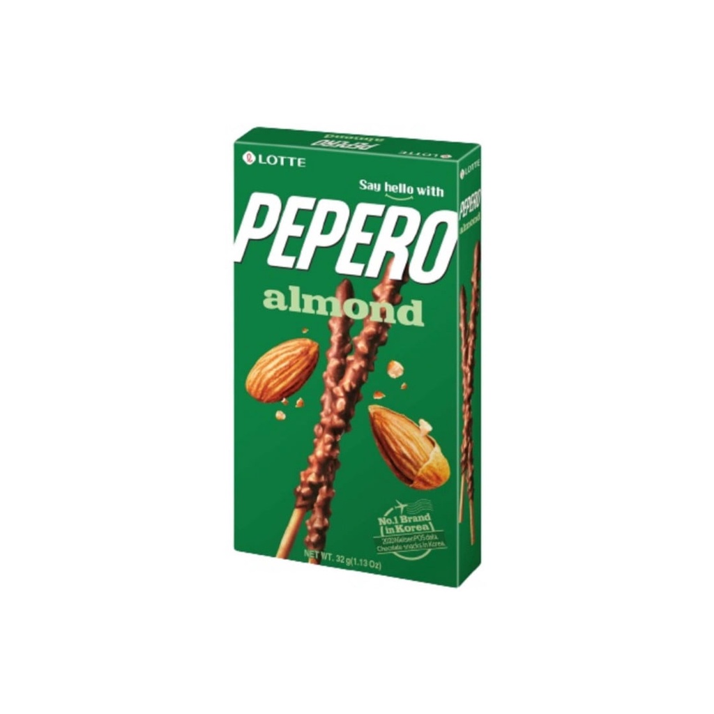 Biscoito em Palito Coreano Sabor Almond 32G Pepero | Shopee Brasil