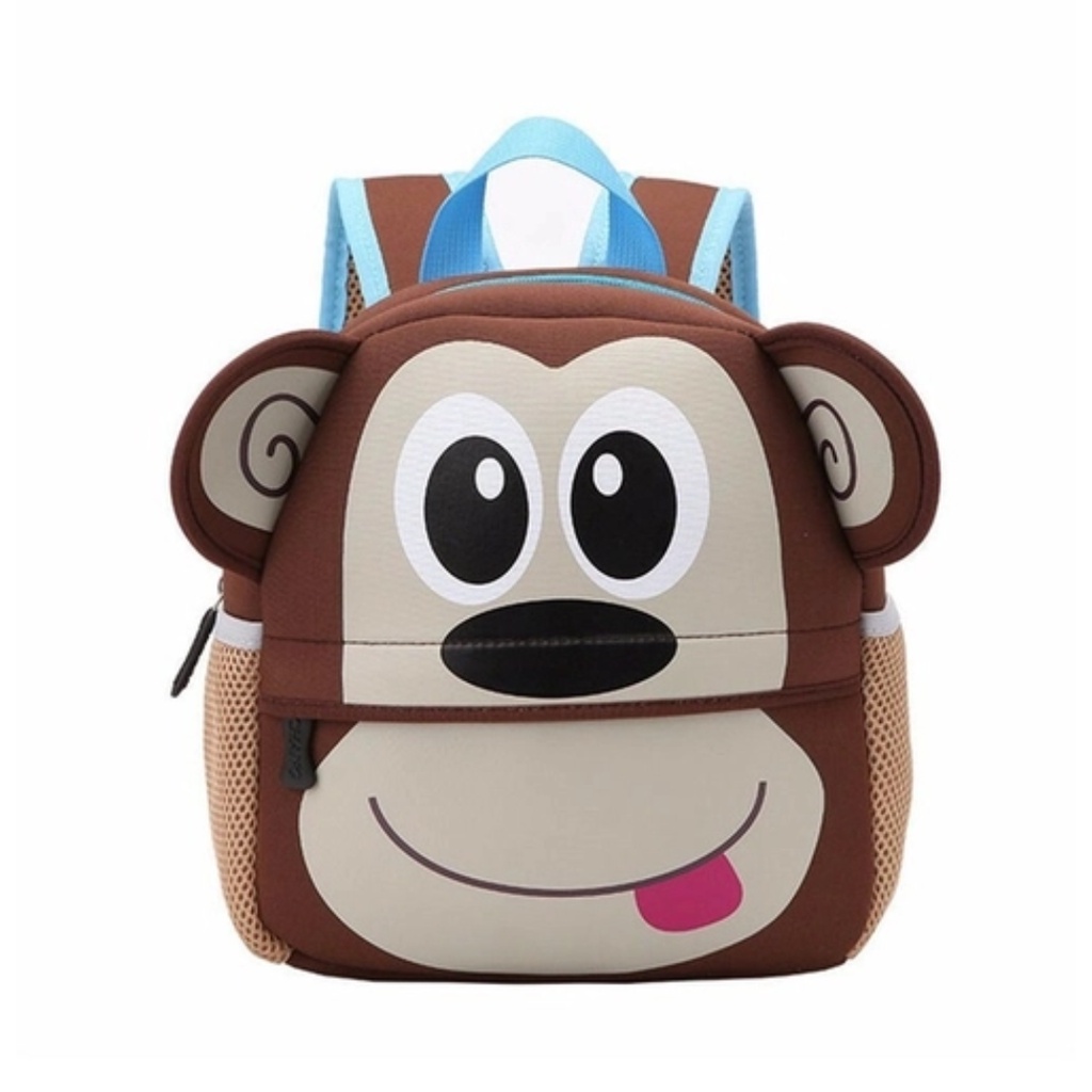 MOCHILA INFANTIL MACACO | Shopee Brasil