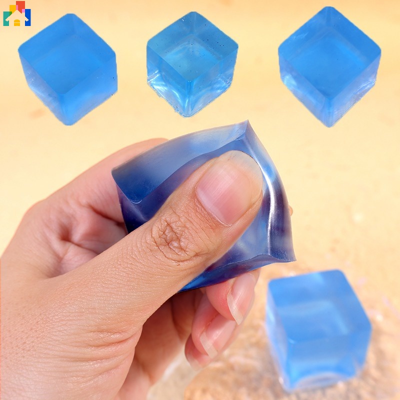 1Pc Mini Brinquedos Squishy Toys Ice Block Bola De Estresse Kawaii ...
