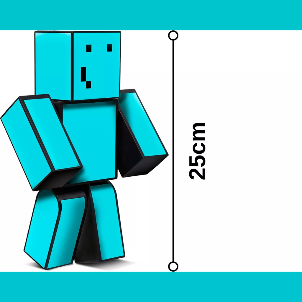 Boneco Problems Games Minecraft Articulado Streamer 25cm | Shopee Brasil