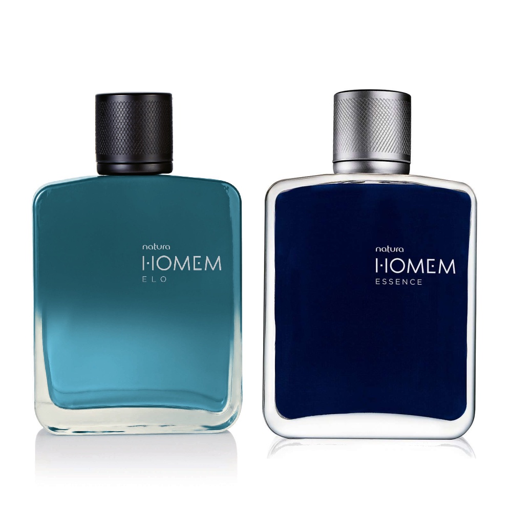 Natura Homem Elo + Essence 2 x 100 ml Perfume Masculino | Shopee Brasil