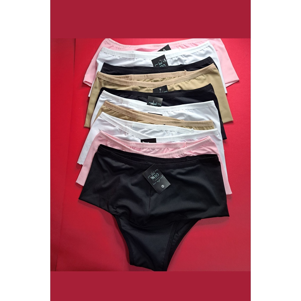 Kit 10 Calcinhas Modeladoras Cós Alto Cores Variadas (li) | Shopee Brasil