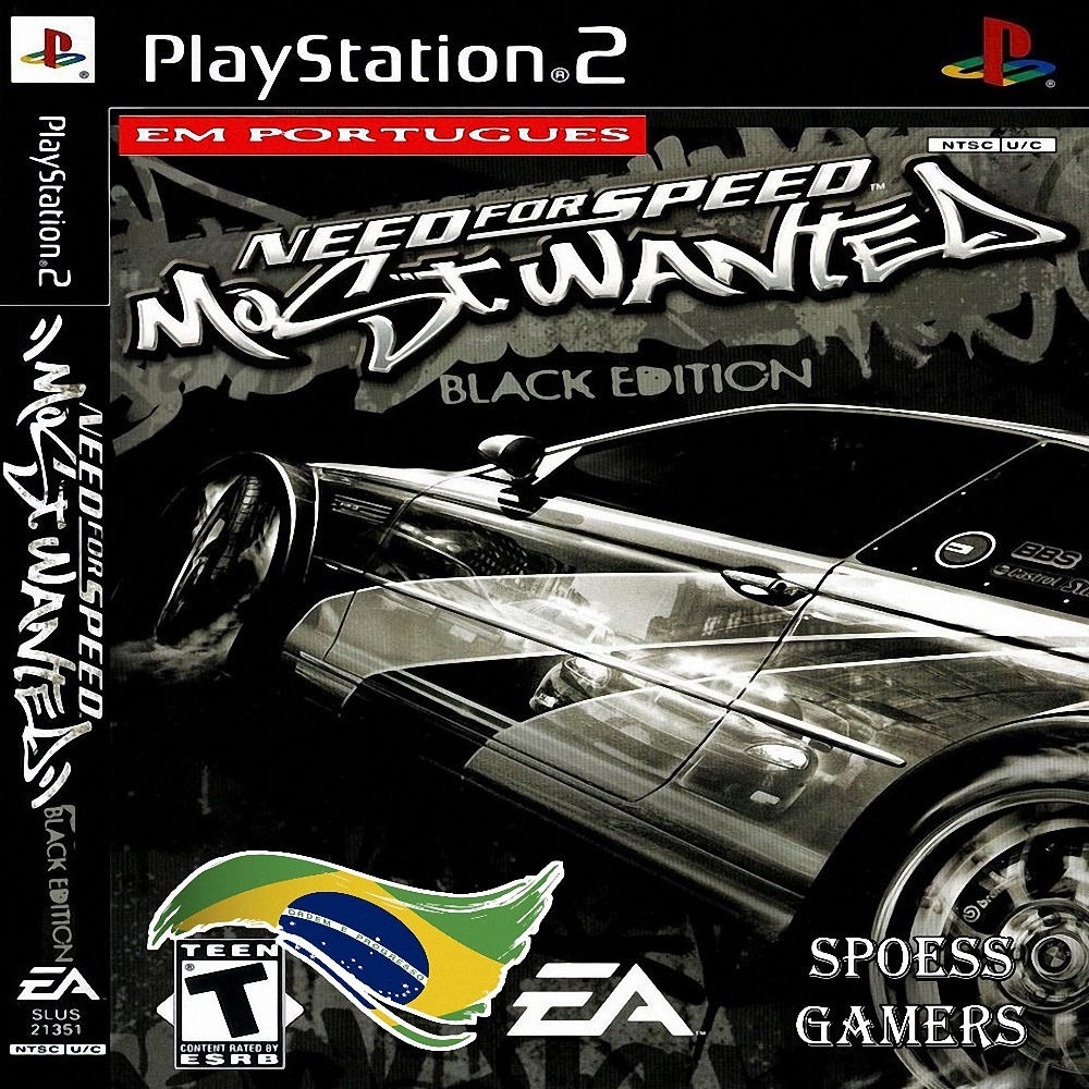 Jogo Ps 2 Need For Speed Most Wanted Black Português Me | Shopee Brasil