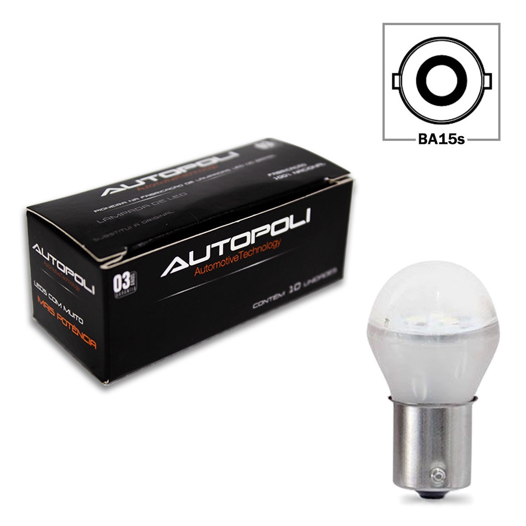LAMPADA LED 1 POLOS 3W 12V BRANCA | Shopee Brasil