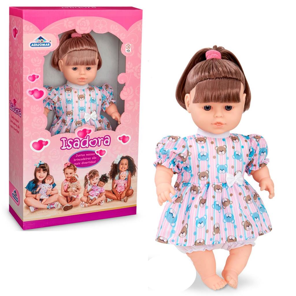 Boneca infantil isadora bebe divertida menina | Shopee Brasil