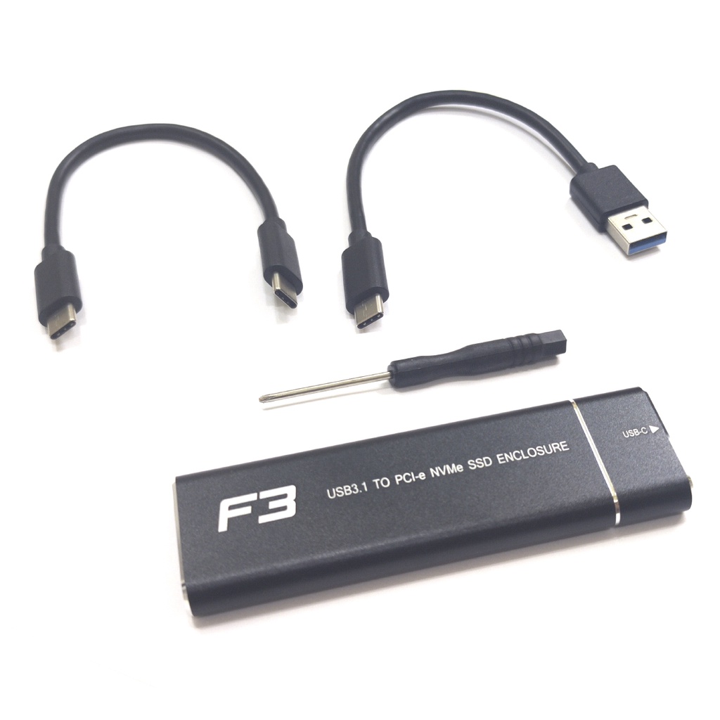 Adaptador Ssd M2 Nvme Pcie Case Externo Usb-c E Usb 3.0 1447 | Shopee ...
