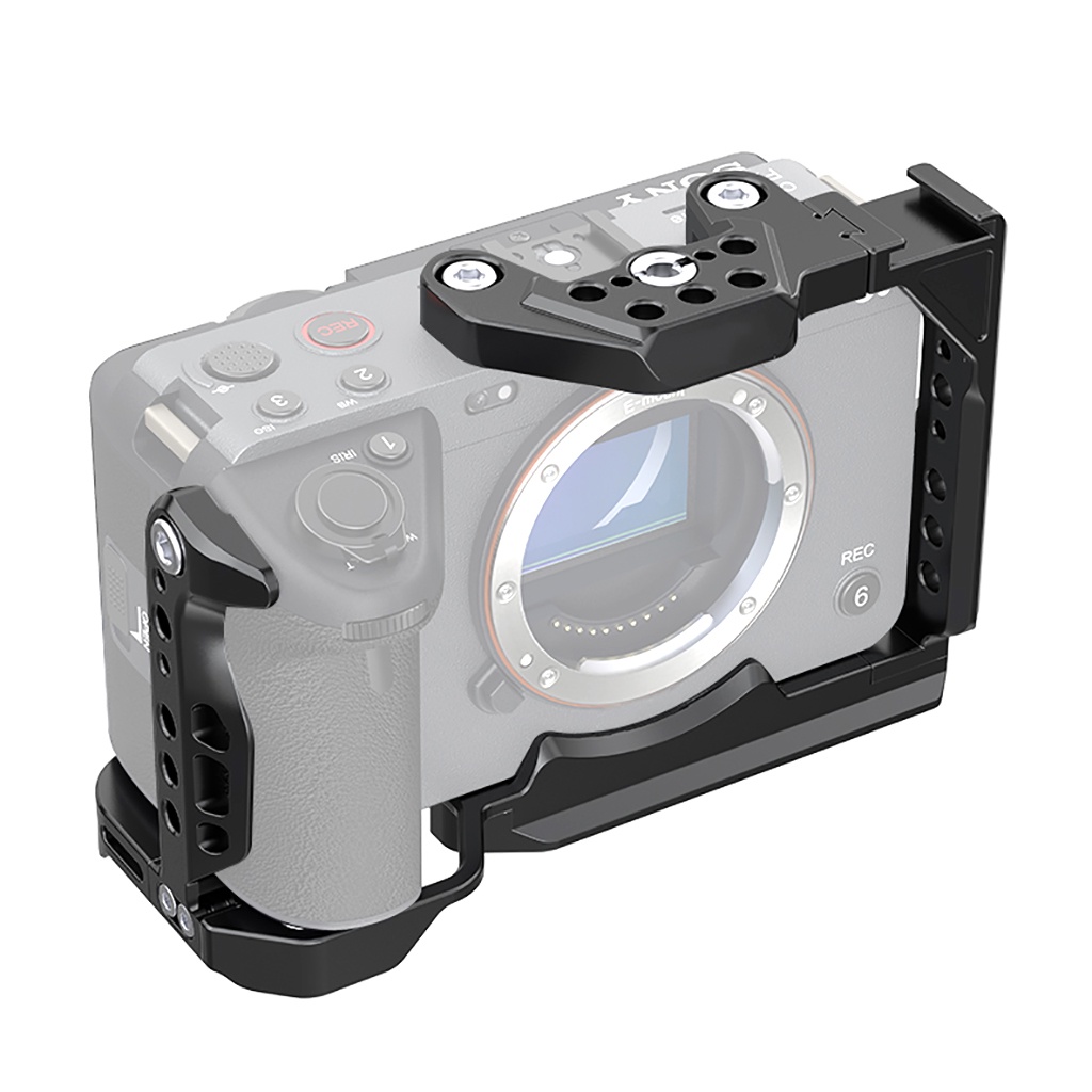 BGNing Câmera De Vídeo Metálica Com Meia Gaiola Para Sony BGNing Câmera De Vídeo Metálica Com Meia Gaiola Para Sony