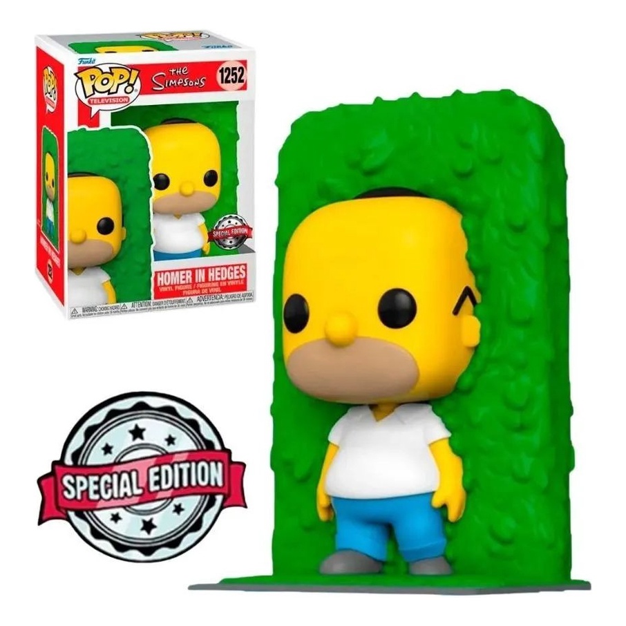 Funko Pop Homer In Hedges 1252 The Simpsons Special Edition | Shopee Brasil