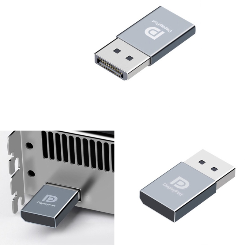 Adaptador Exibição Virtual Manequim Plug 4K Emulador Cabeça Conector ...