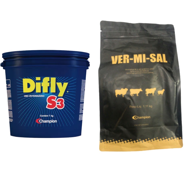 Kit 1un Difly s3 1kg e 1un de Vermi Sal 1,1Kg | Shopee Brasil