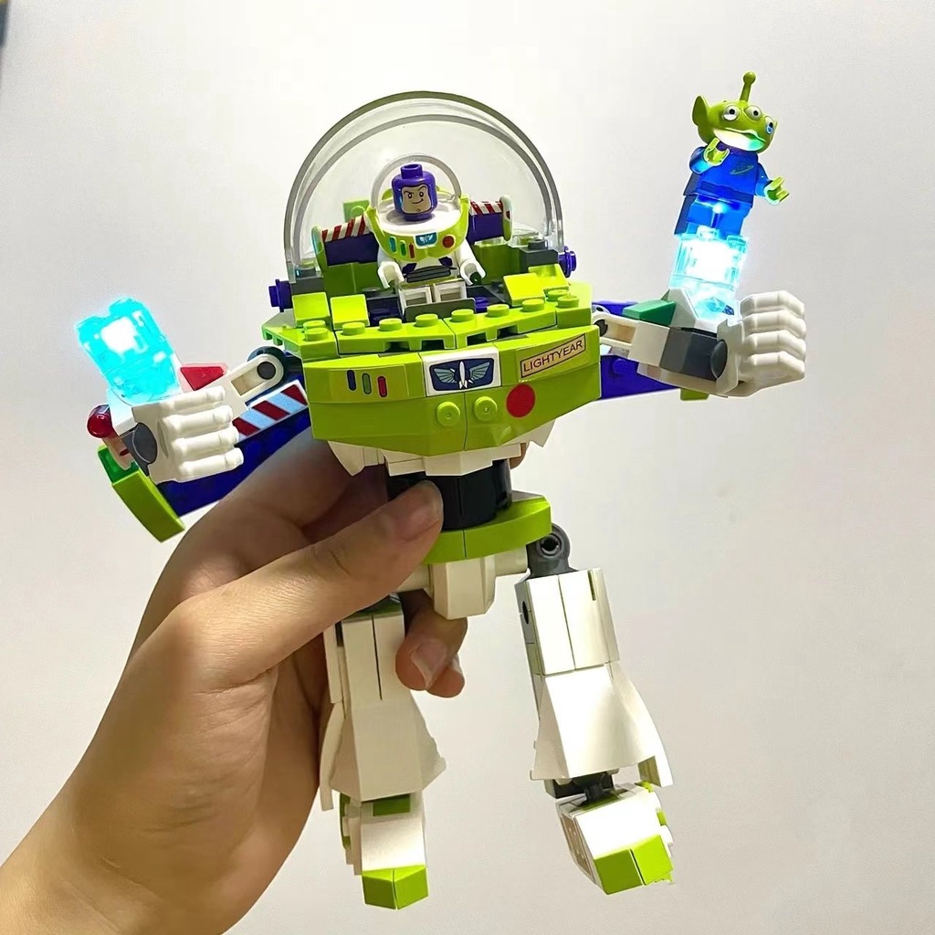 Compatível com a Lego Toy Story Buzz Lightyear Mecha Alienígena de Três ...