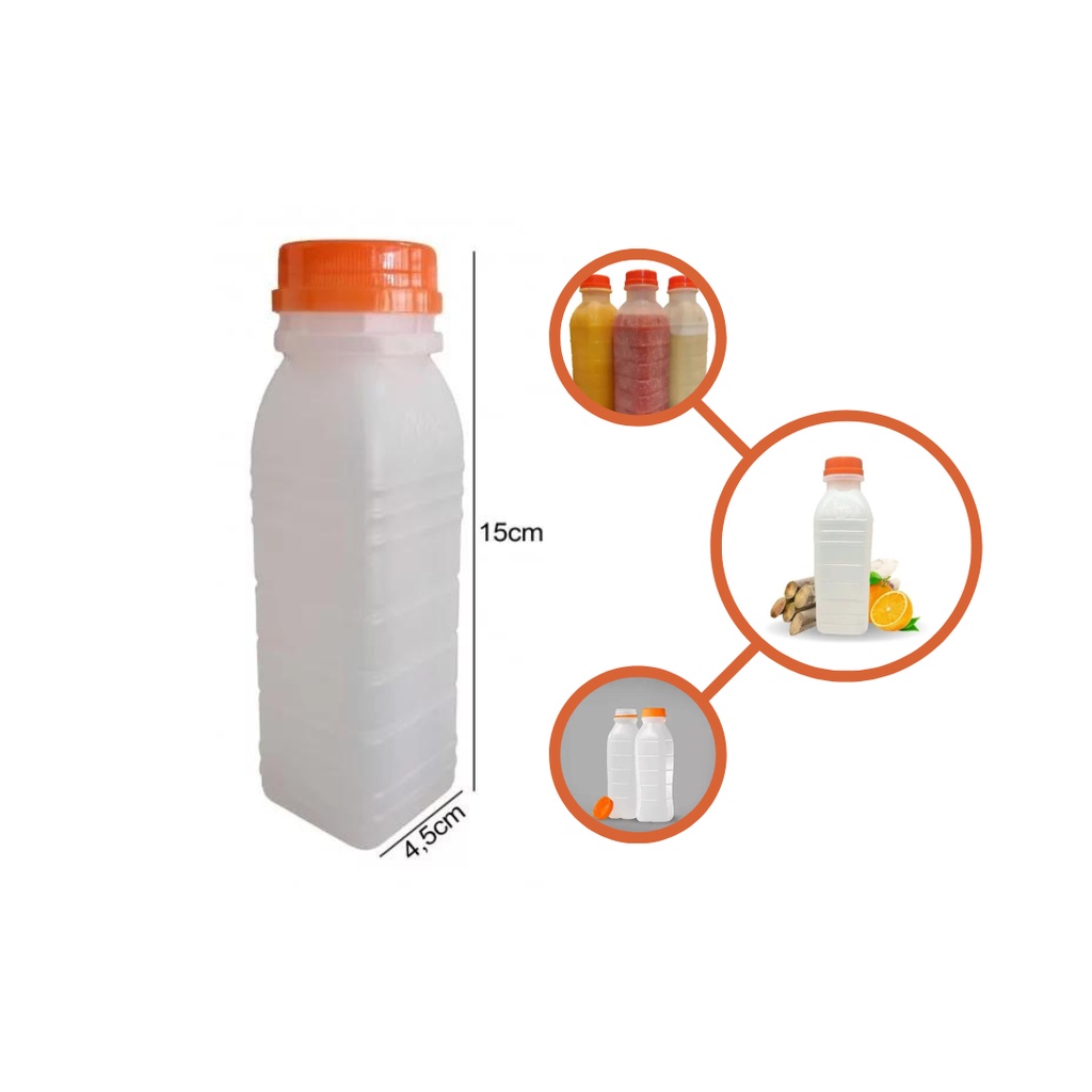 Garrafa Descartável 200ml - Suco, Caldo De Cana C/ 100 un | Shopee Brasil