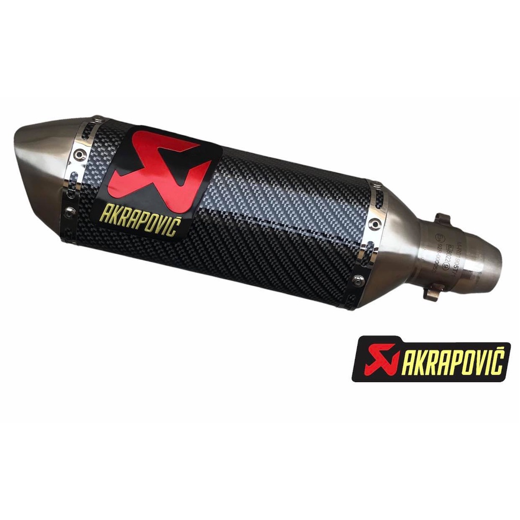 PONTEIRA ESCAPAMENTO ESPORTIVO AKRAPOVIC ADAPTÁVEL PARA MOTOS ATÉ 500CC TCR | Shopee Brasil