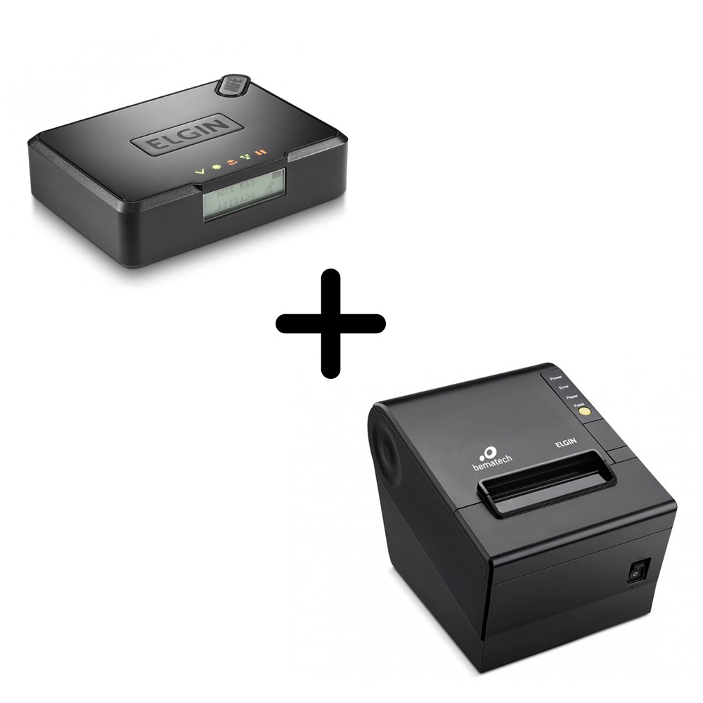 Kit MFE (Modulo Fiscal Eletrônico) Smart Elgin e Impressora Elgin i9 ...