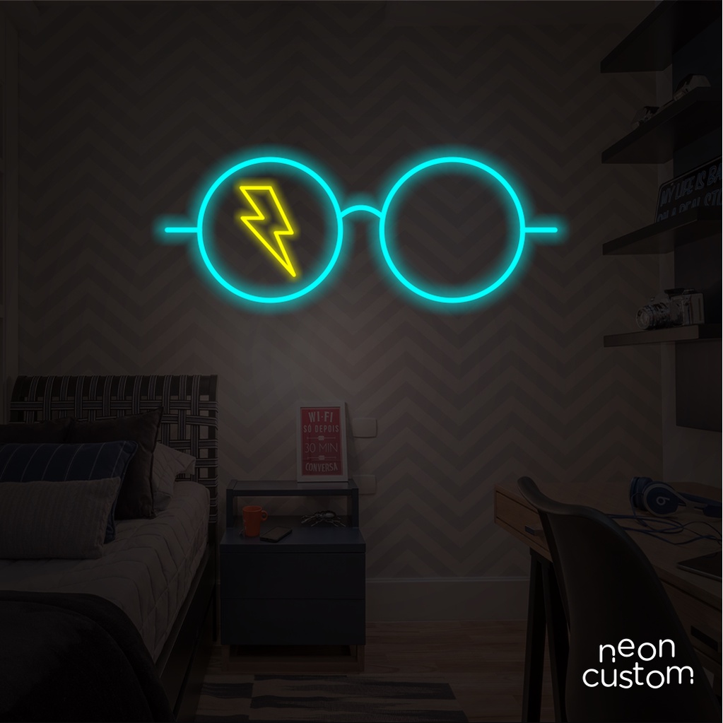 painel letreiro led Neon Harry Potter decoracao festa bar | Shopee Brasil
