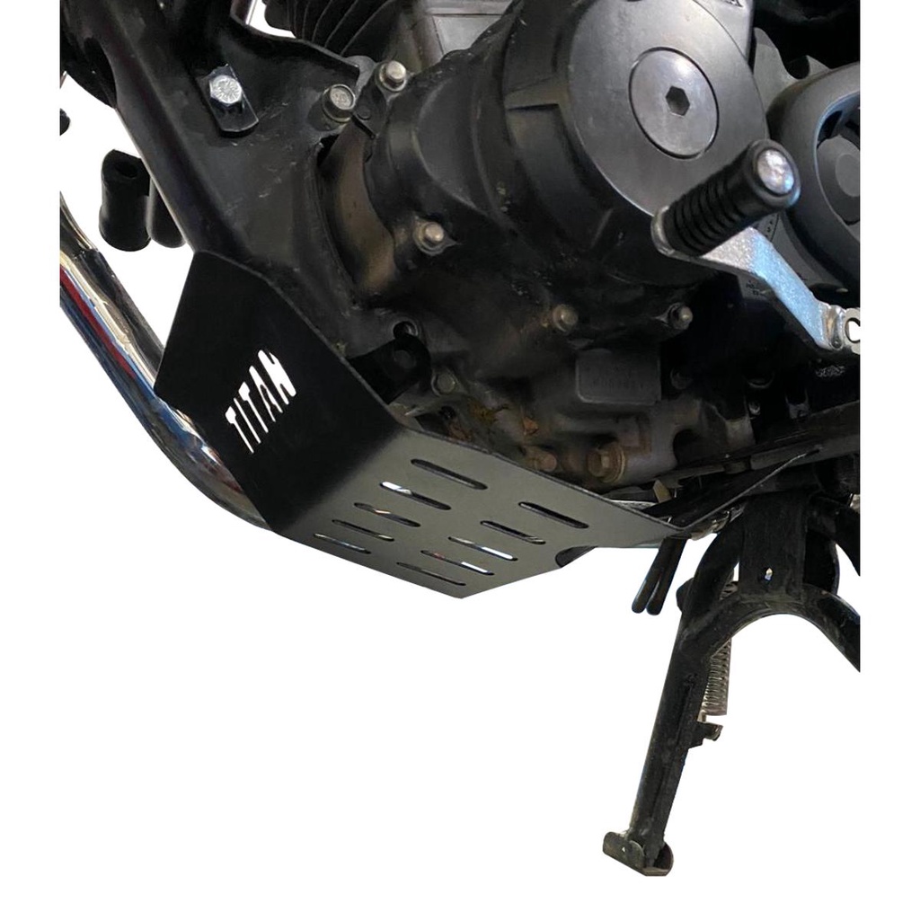 Protetor De Carter Motor Moto Honda Titan 160 ano 2016 2017 2018 2019 ...
