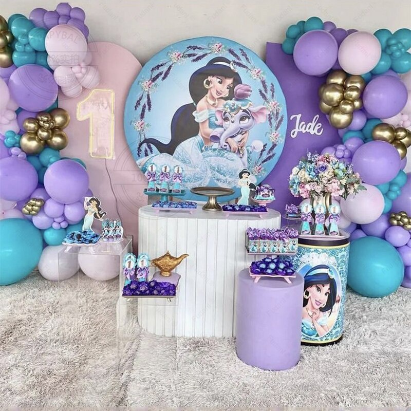 161Pcs Disney kits De Balões De Aniversário Arch Garland Aladdin ...