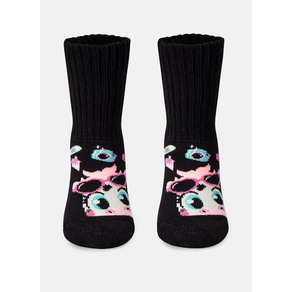 Meia Botinha Antiderrapante Bebê Menina Vaca - Puket | Shopee Brasil