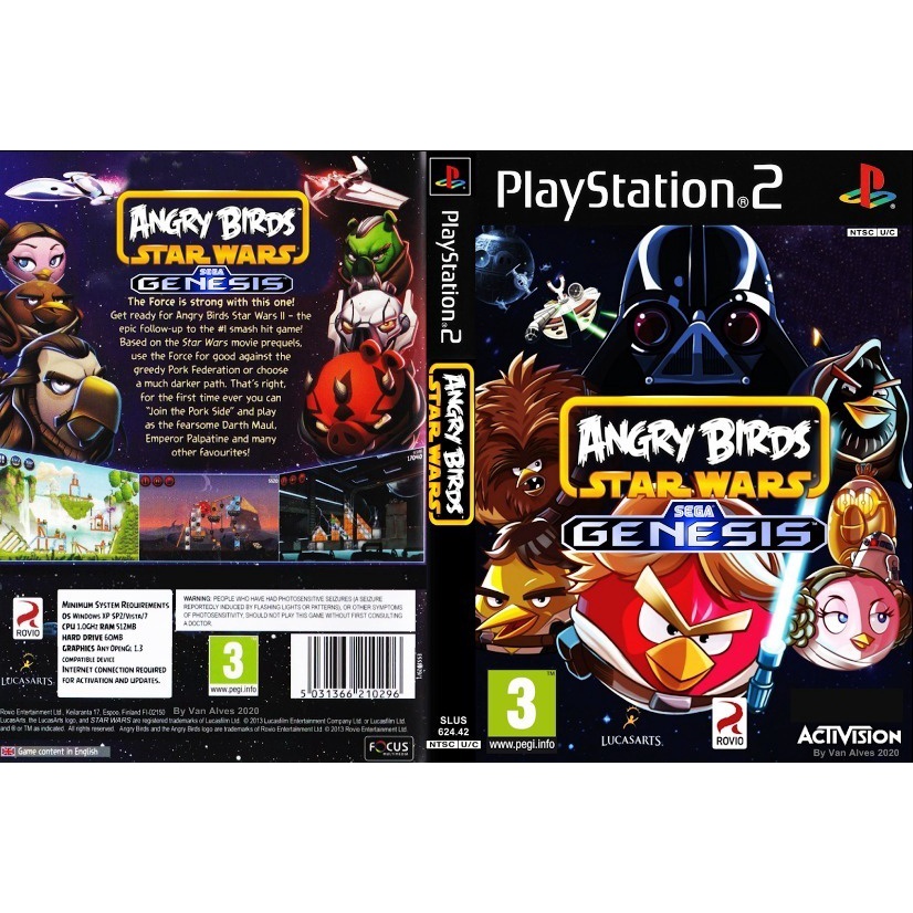 Angry Birds Star Wars - Ps2 (sega Genesis Para Ps2) | Shopee Brasil