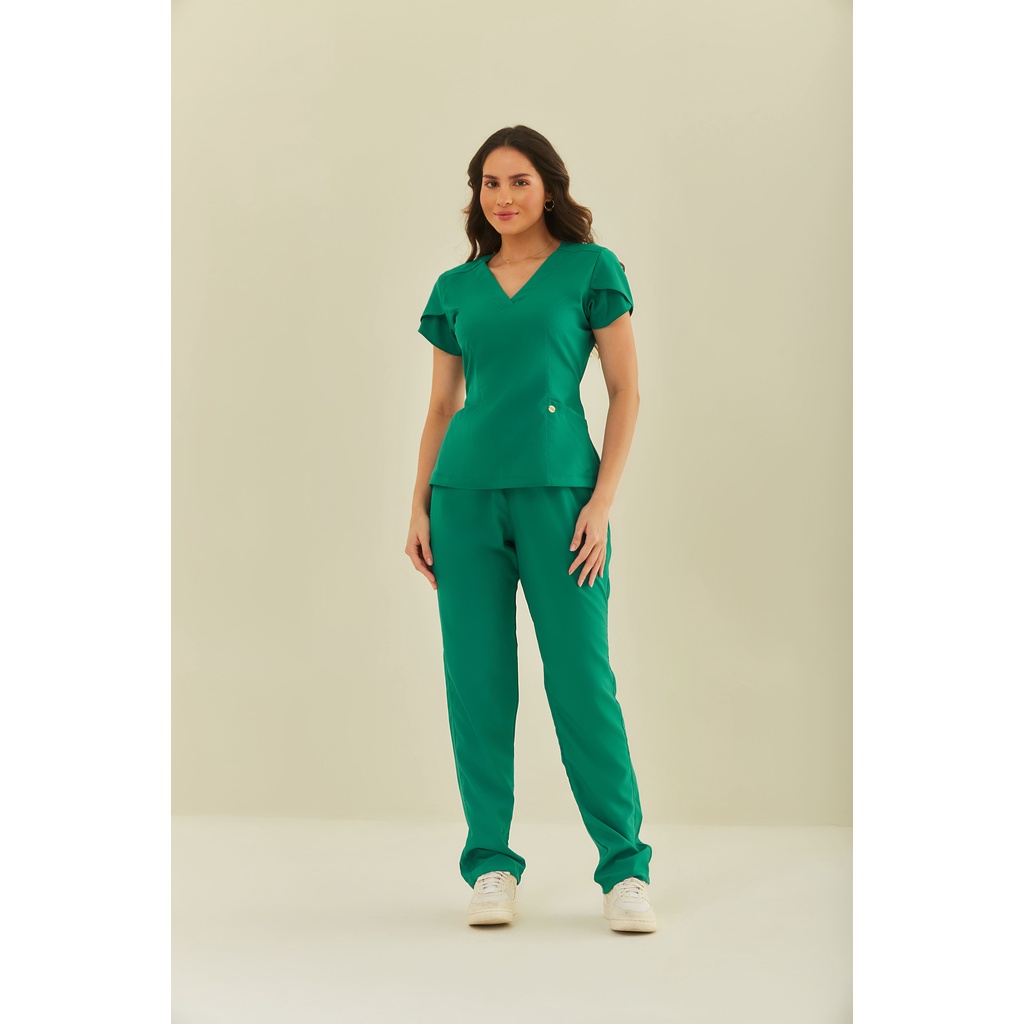 Scrub Feminino JULIA - OXFORDINE - Pijama Hospitalar Conjunto Pijama ...