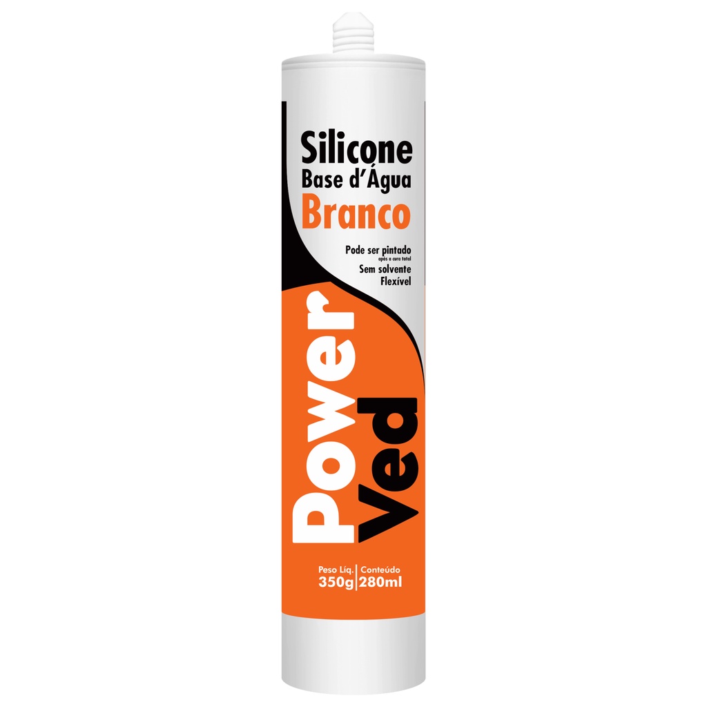 Adesivo Silicone Base D'água Power Ved Branco 400 g | Shopee Brasil